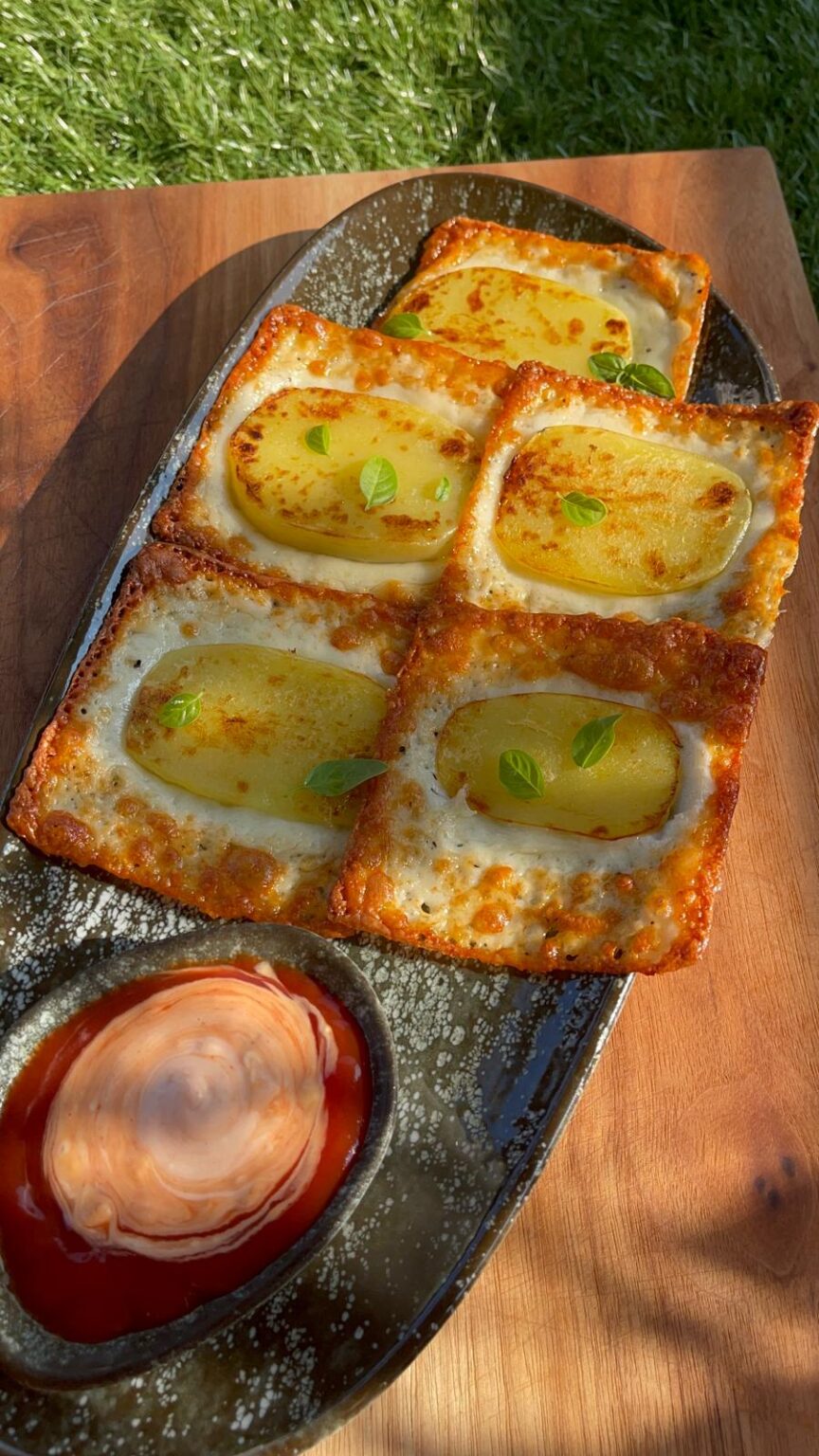 Crispy Cheese Potato Snack – Roaa Habeeb